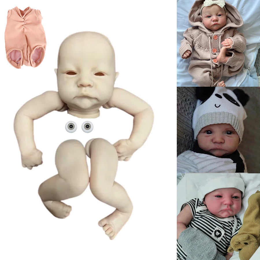 Unpainted 18 inches Awake Levi Reborn Doll Kit: Monabebe.com