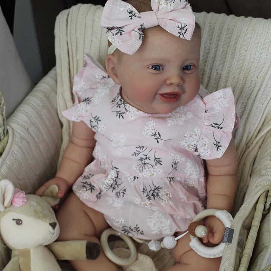 24 Inch Maria Reborn Doll With Open Eyes - Kodi: Monabebe.com