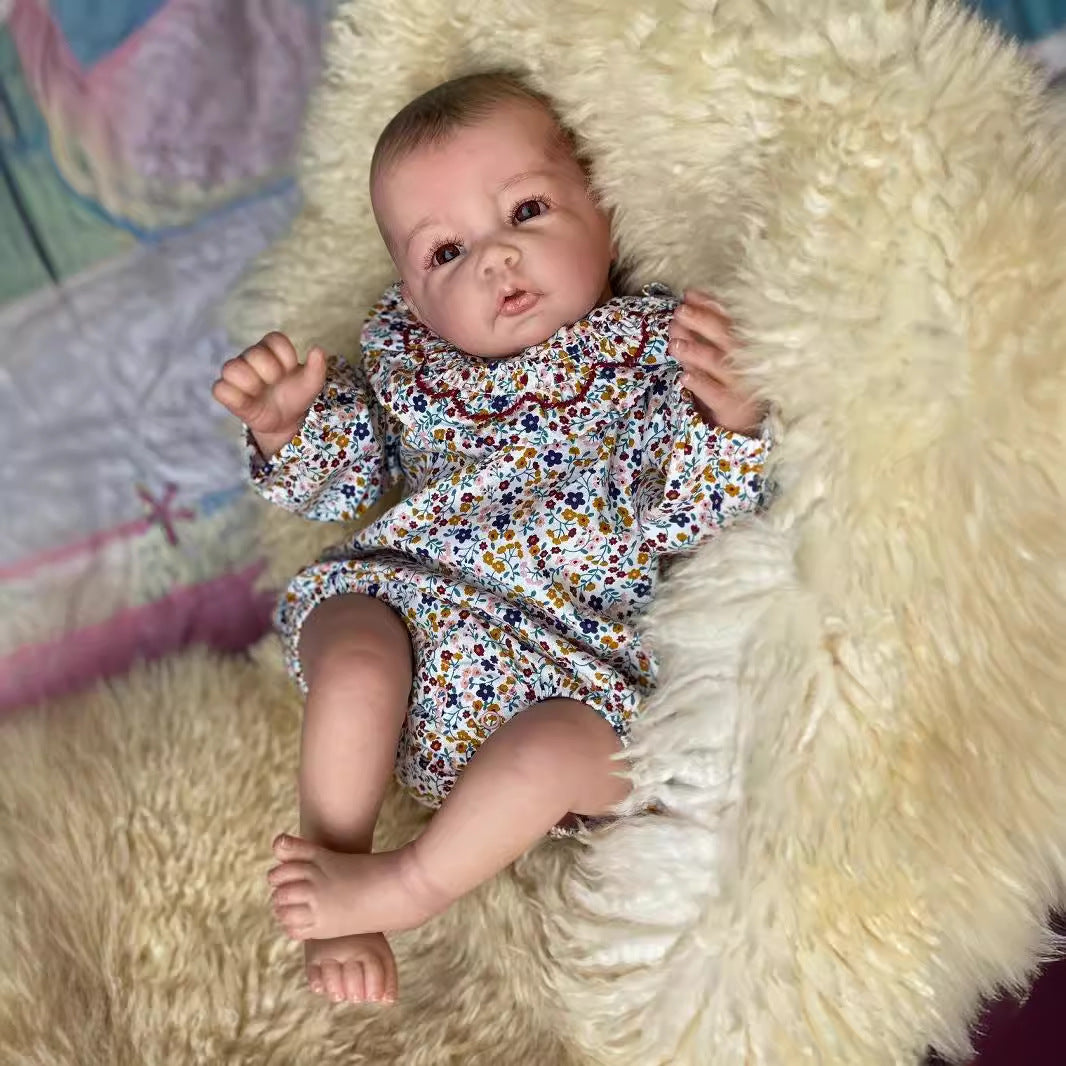 Rodney 20 inch Realistic open eyes Reborn doll with drawn hair ...