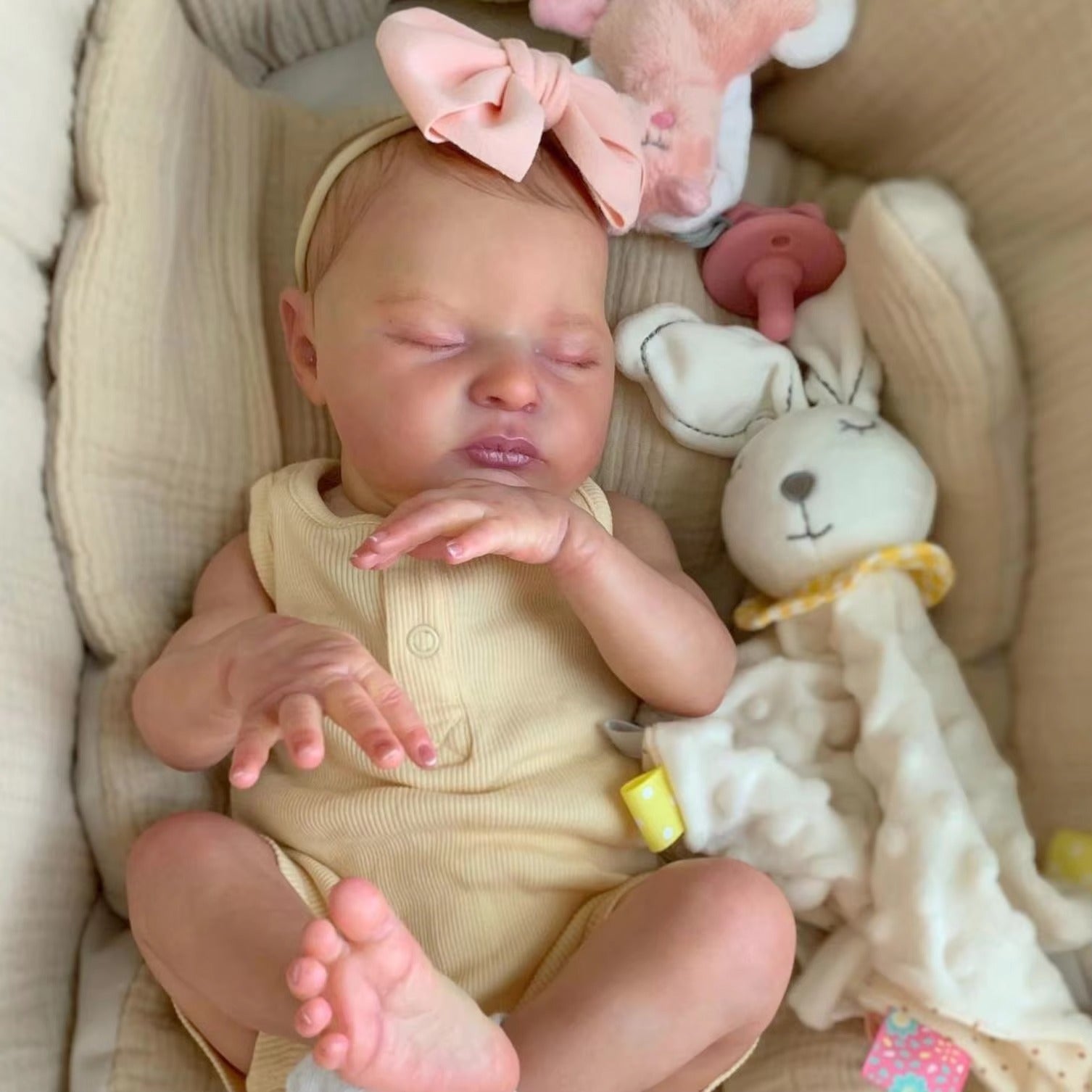 20 Inches Molly Sweet Sleeping Reborn Doll-Laura: Monabebe.com