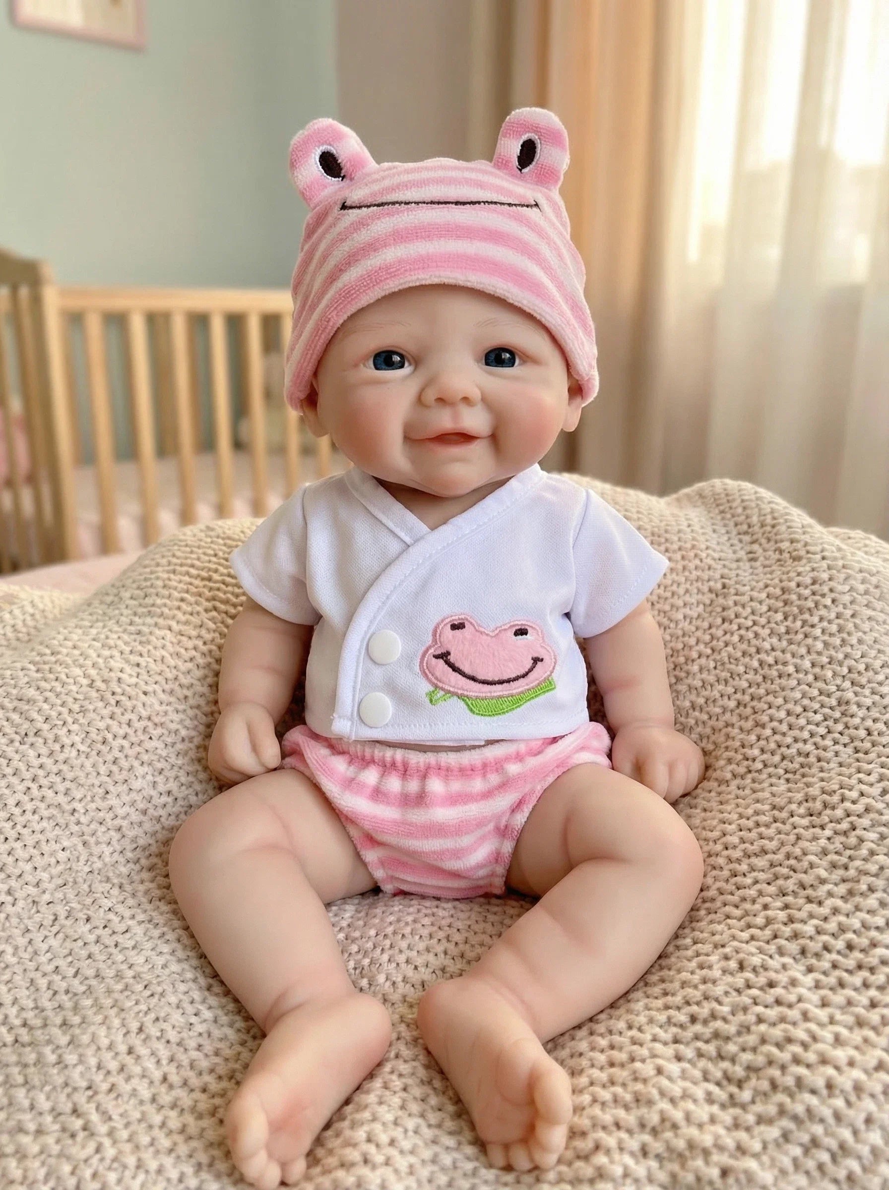 30cm Full Silicone Soft Reborn Doll Girl Vivienne: Monabebe.com