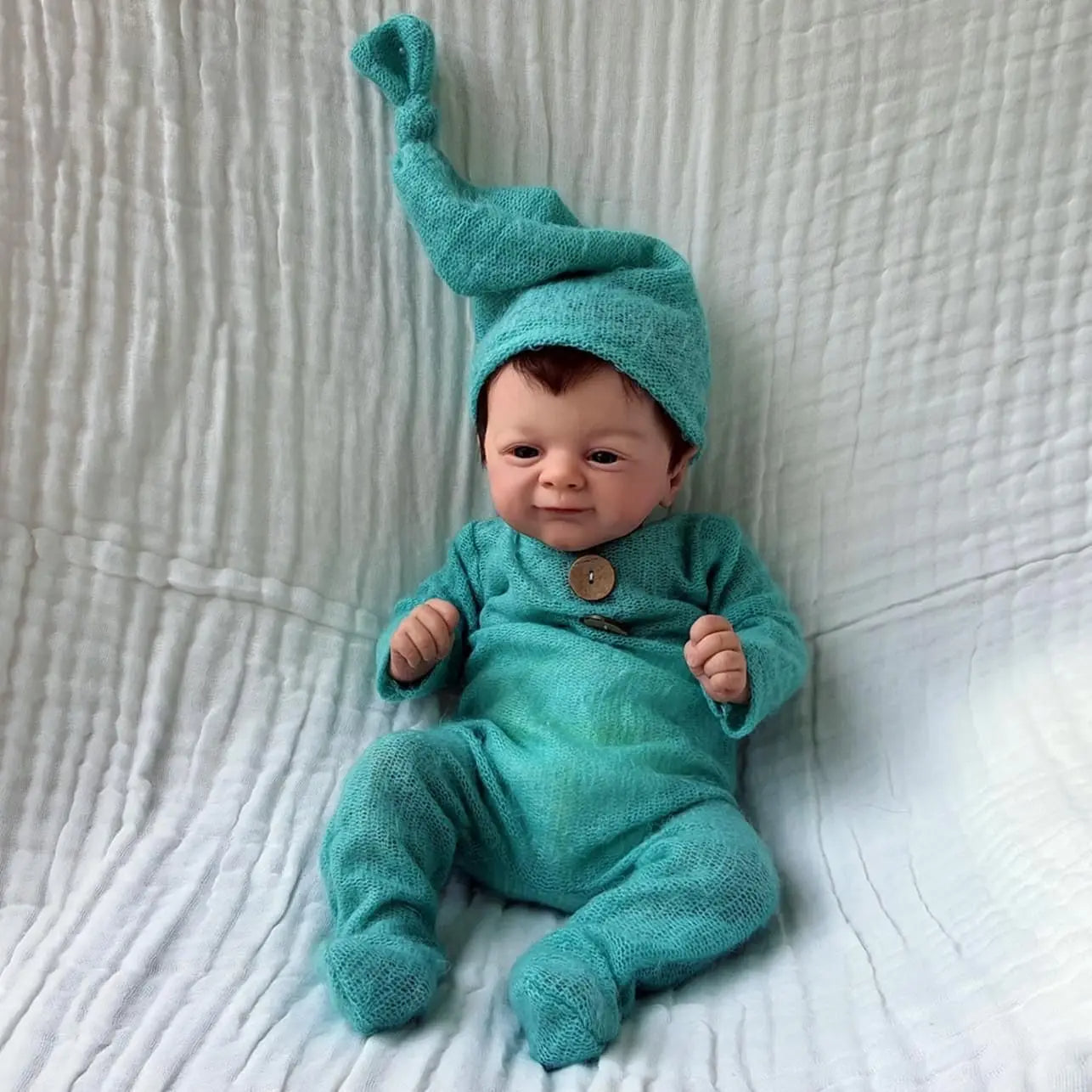 18 inches Open Eyes Reborn Dolls-Elf Flynn: Monabebe.com