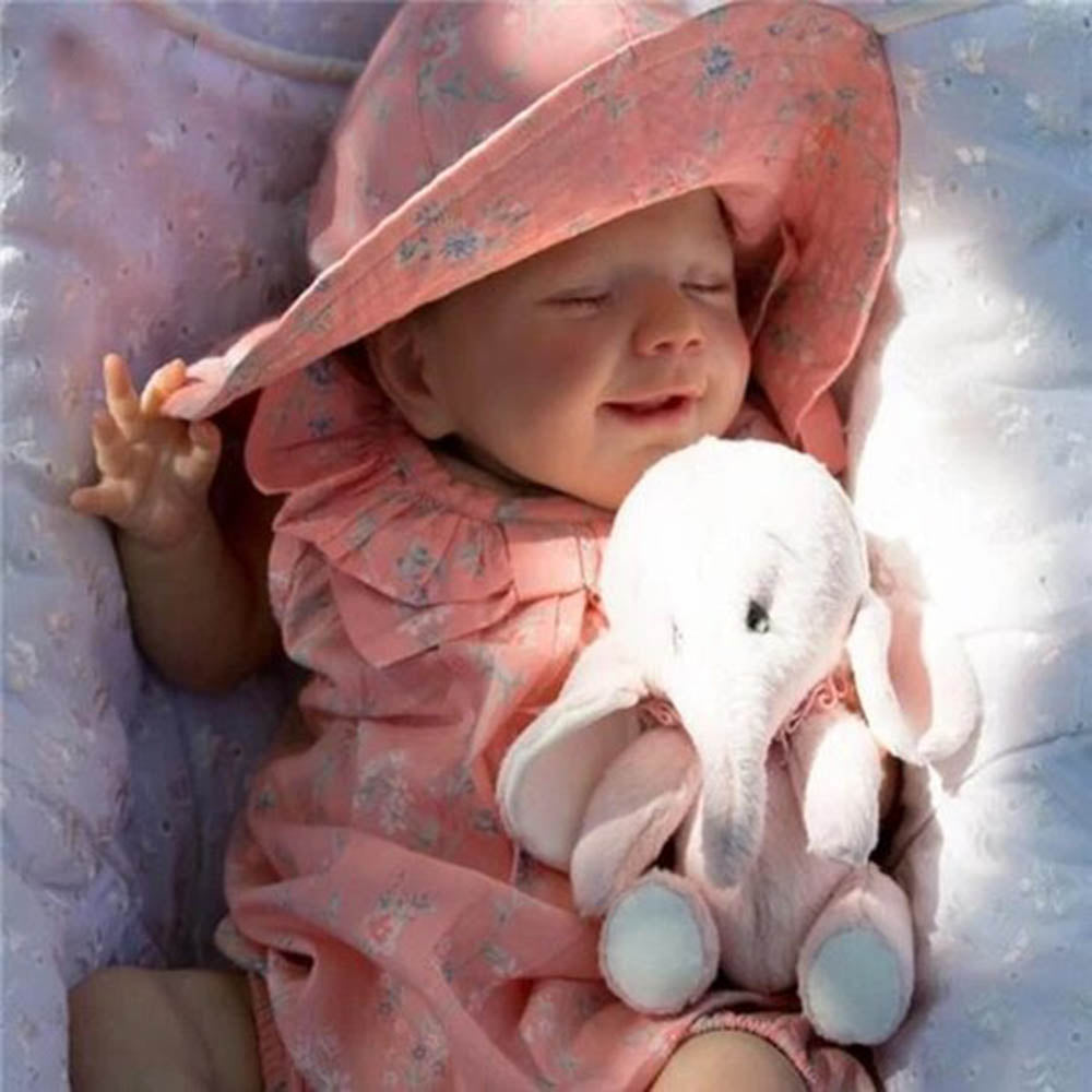 20" Sweet Dreams Gabriella Truly Reborn Baby Girl Doll-April: Monabebe.com