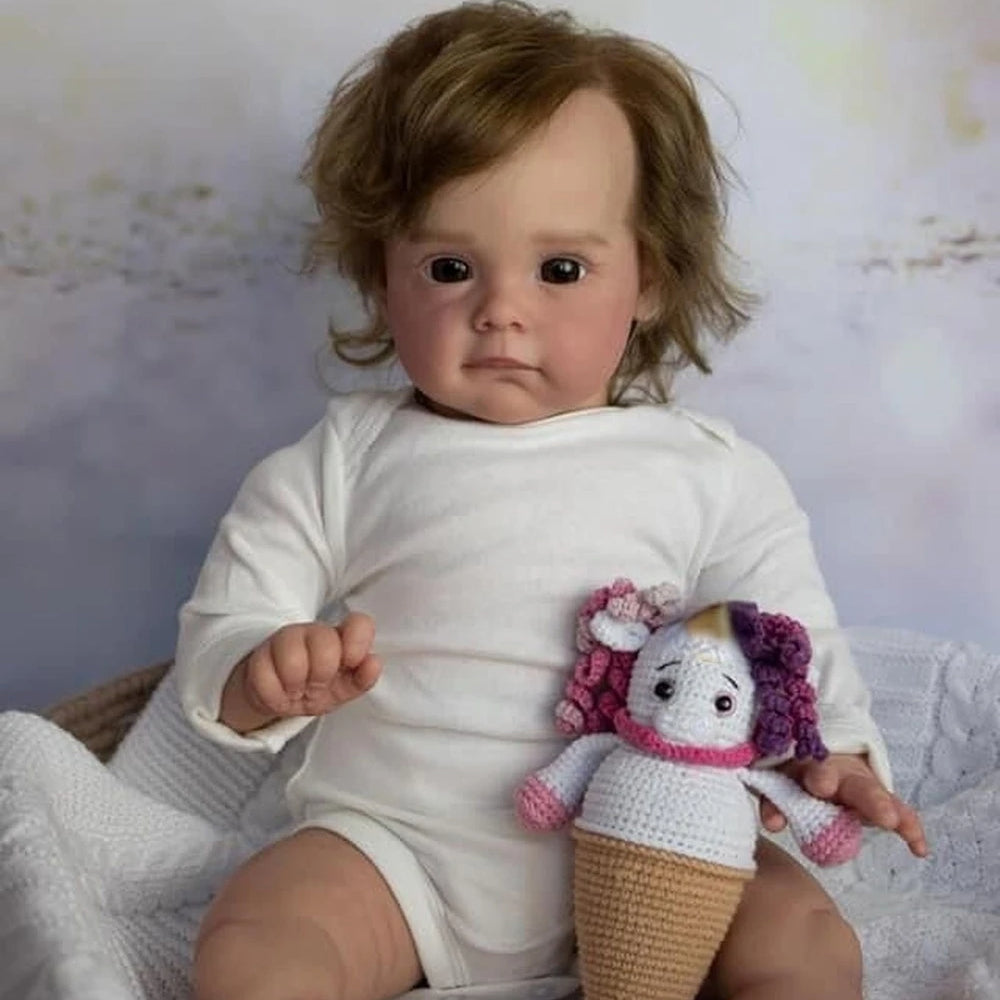 22 Inches Rose Realistic Beautiful Reborn Dolls-Maggie: Monabebe.com
