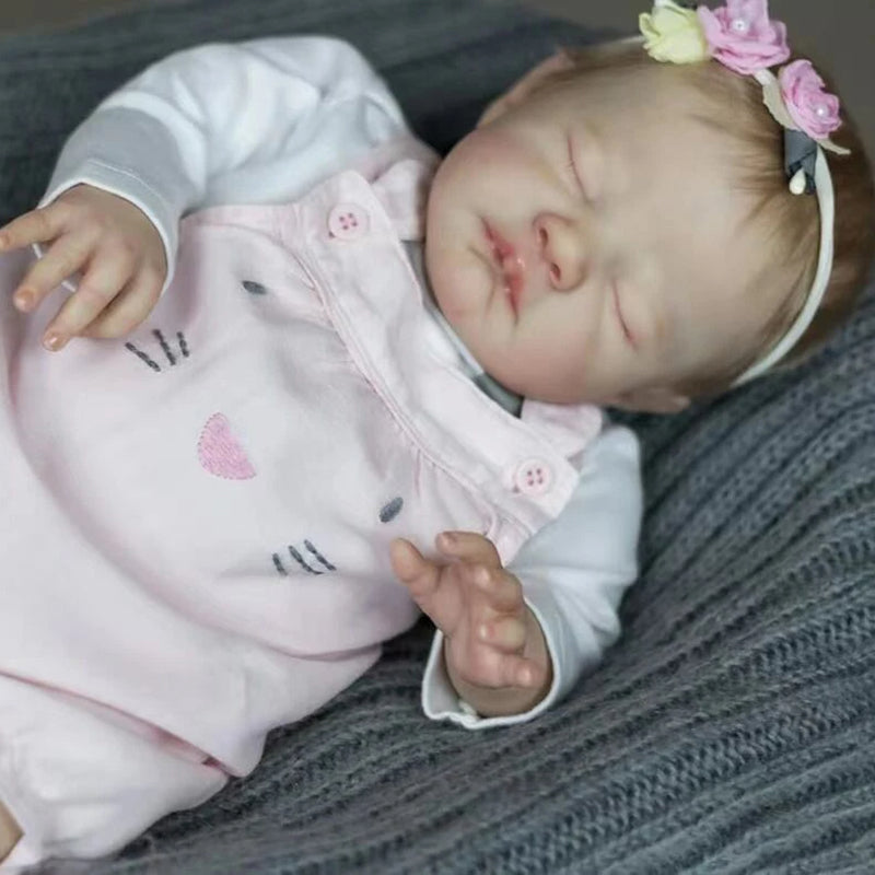 22 Inch Realistic Close Eyes Jenny Reborn Baby Dolls: Monabebe.com